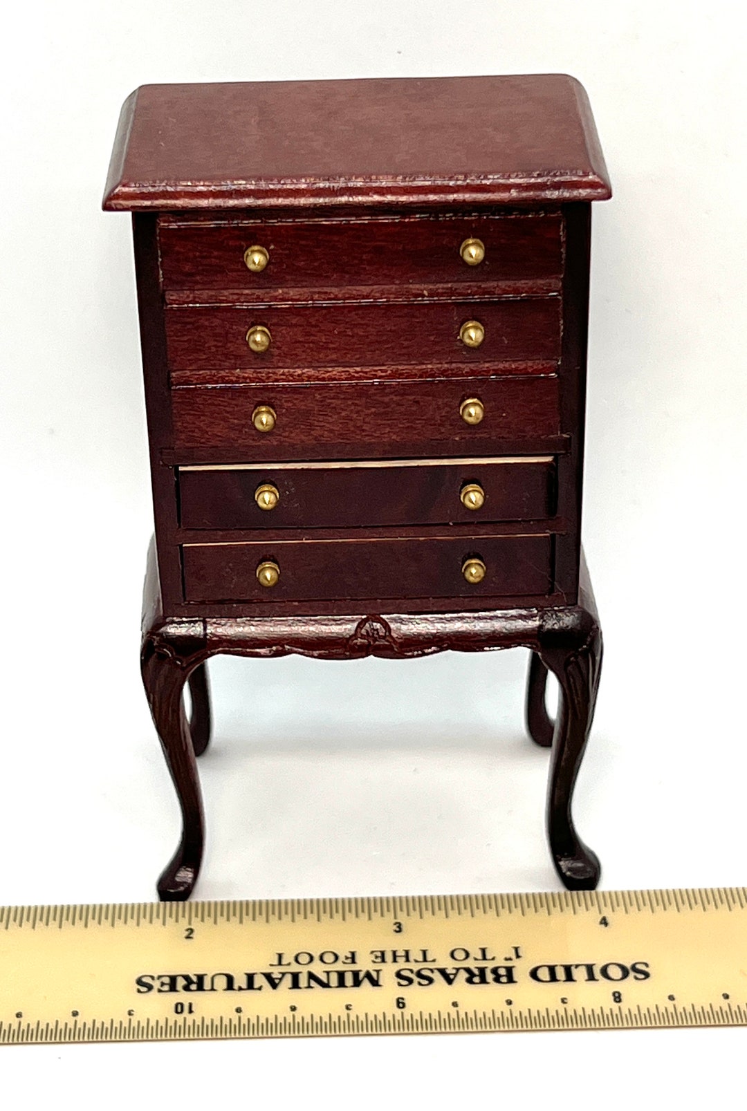 1:12 Vintage Wooden Cellarette~chest~top Opens~working Drawers~free ...