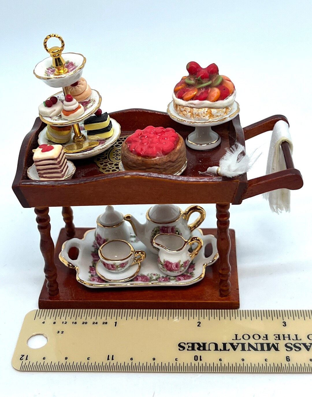 1:12 Reutter Porcelain Afternoon Tea Cartserving Cartserving - Etsy