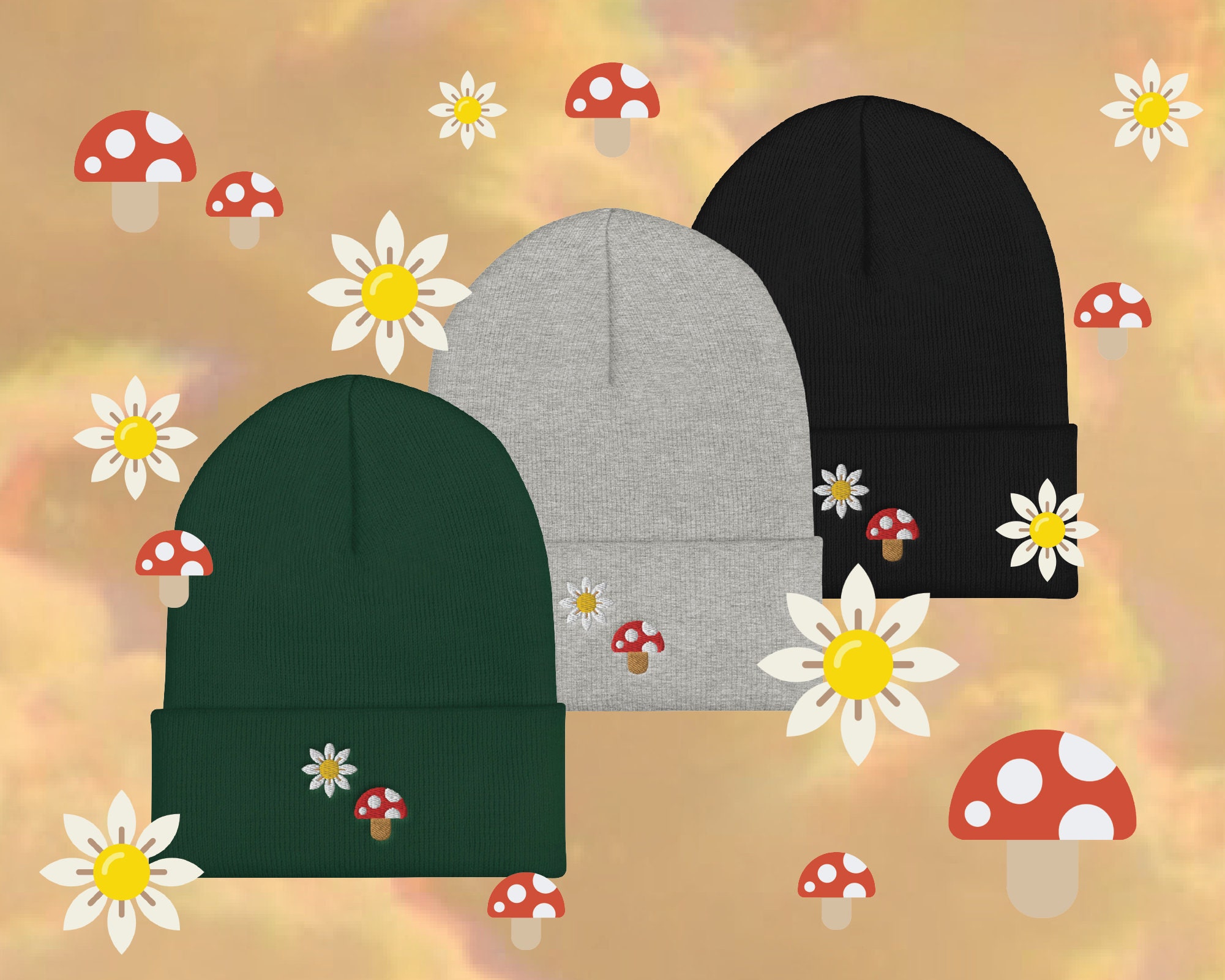 Beanie Cute Beanie Cottagecore Beanie Aesthetic Winter - Etsy