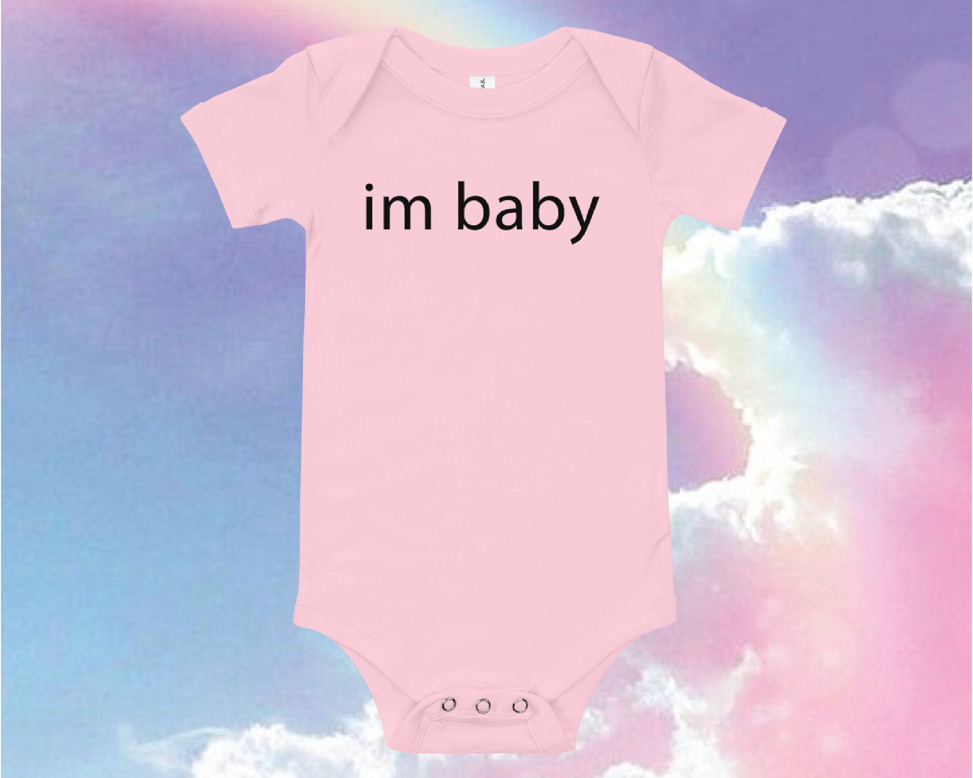 Funny Baby Bodysuit Im Baby Meme Baby Shower Gift | Etsy