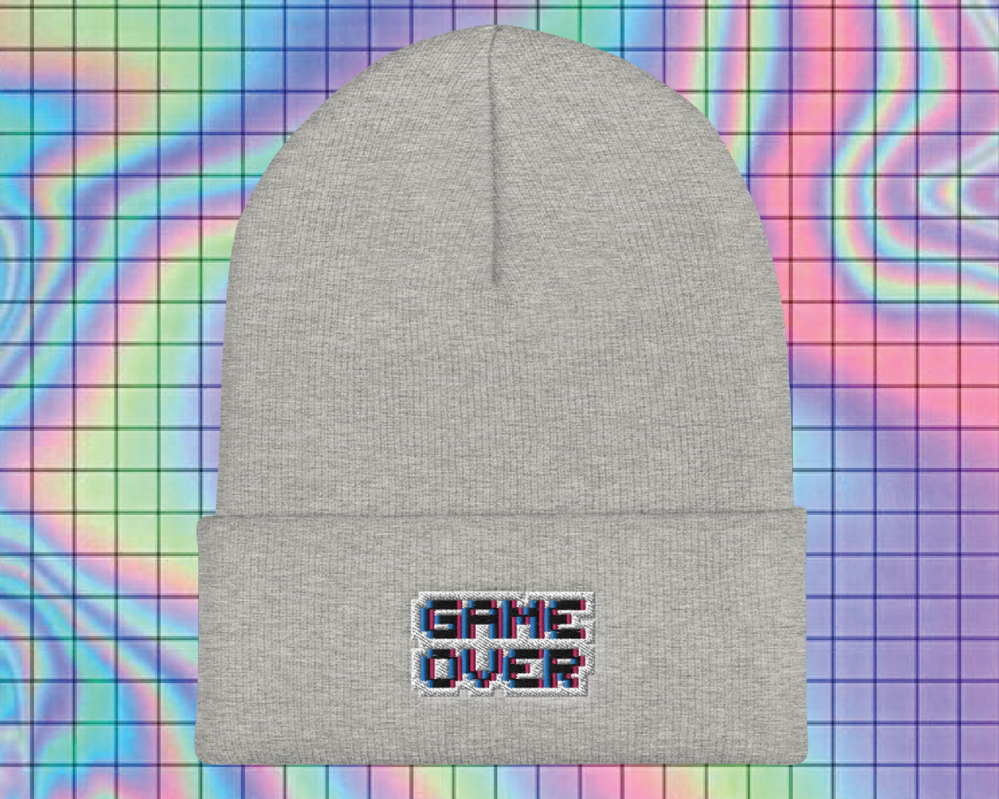 Cute Beanie, Game Over Beanie, Gamer Beanie, Aesthetic Clothing - Etsy