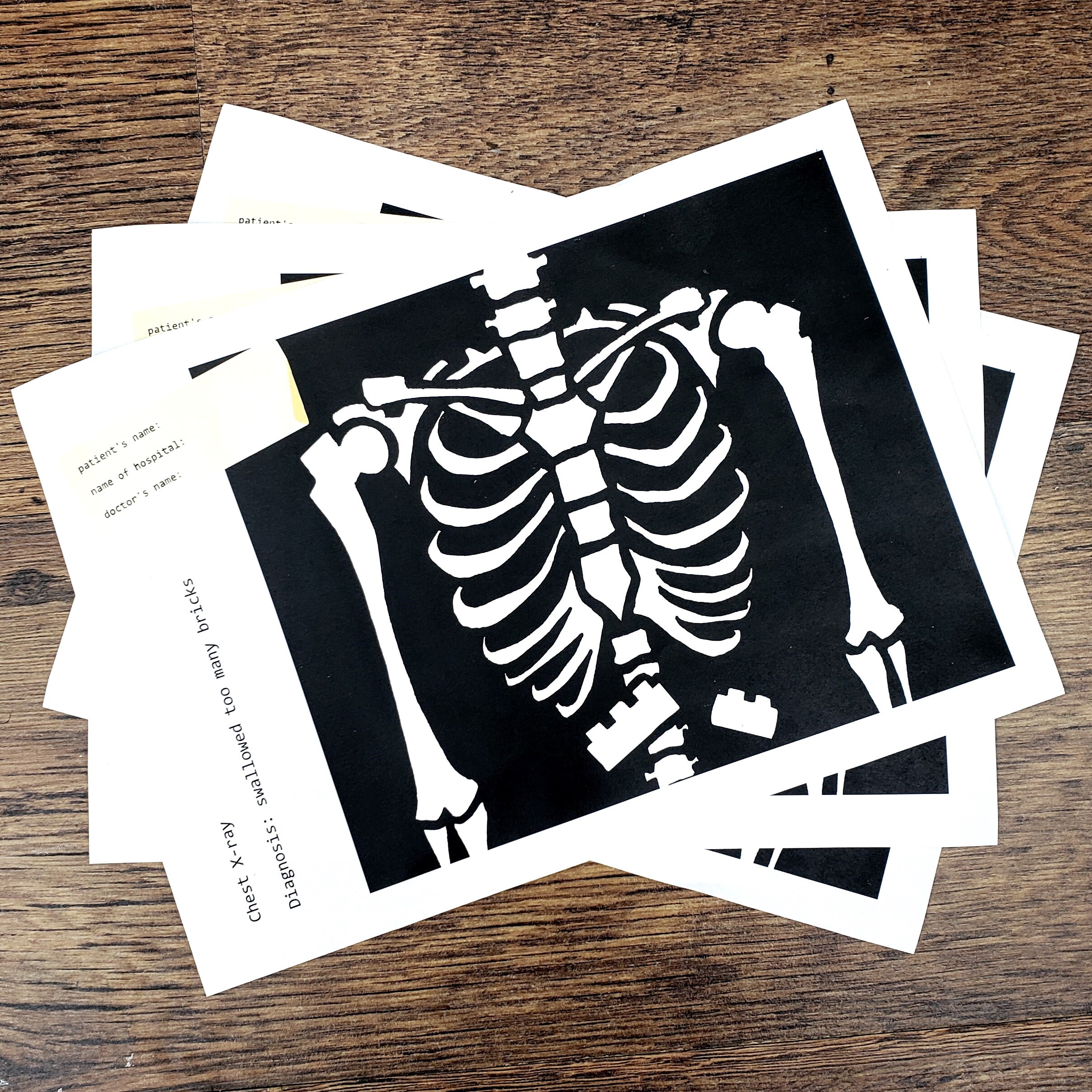 Kids X-ray Set, Doctors and Nurses Roleplay (downloadable PDF) - Etsy