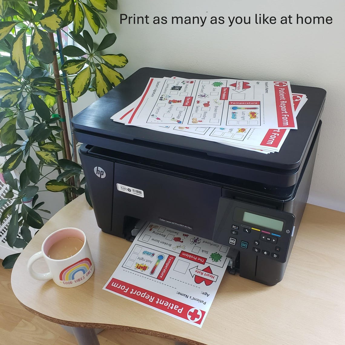 Doctors and Nurses Pretend Play Patient Report Form for Imaginative ...