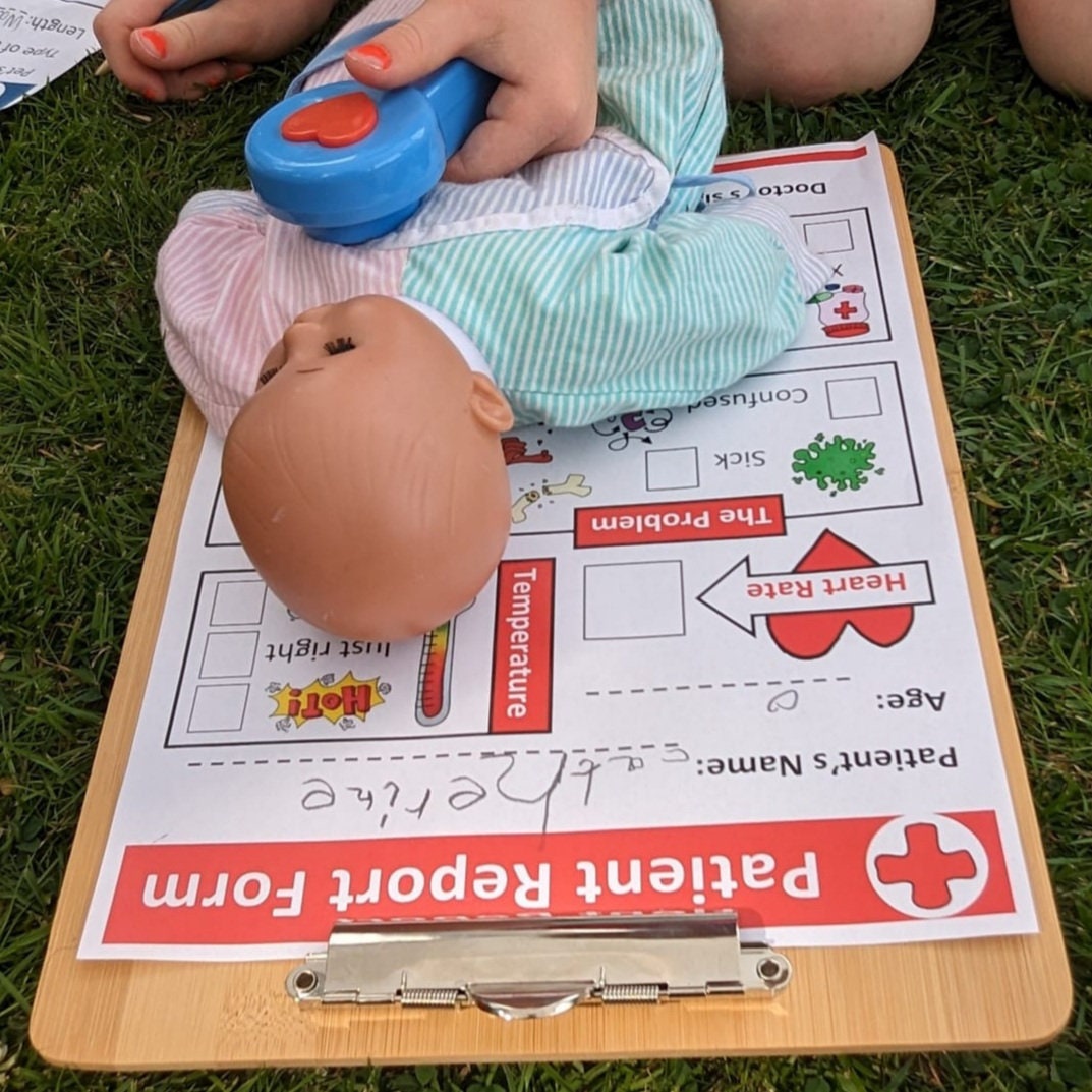 Doctors and Nurses Pretend Play Patient Report Form for - Etsy Canada