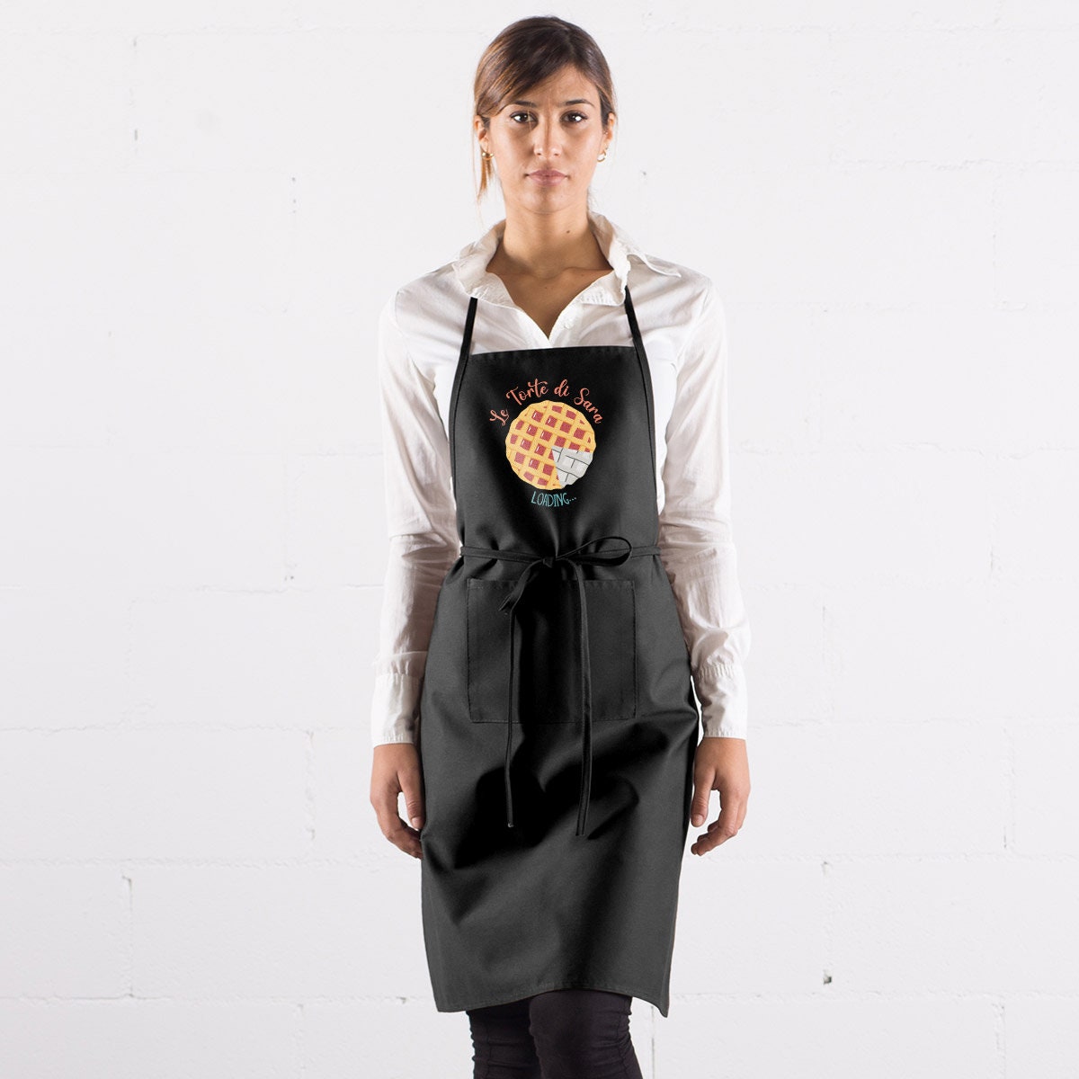 The Cakes of / YOUR Name's Pies Kitchen Apron With Your Name and Text ...