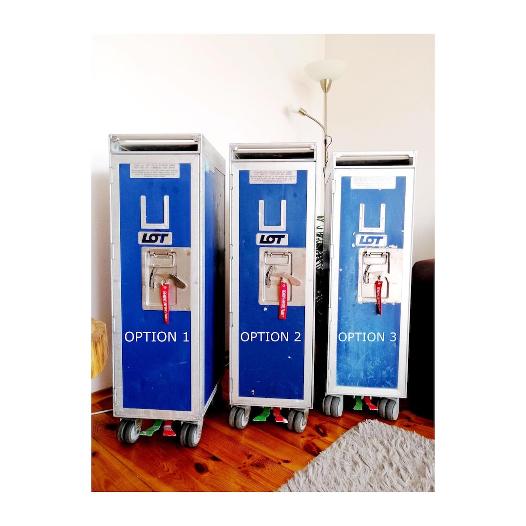 Original LOT Airline Trolley Airplane Galley Cart With - Etsy