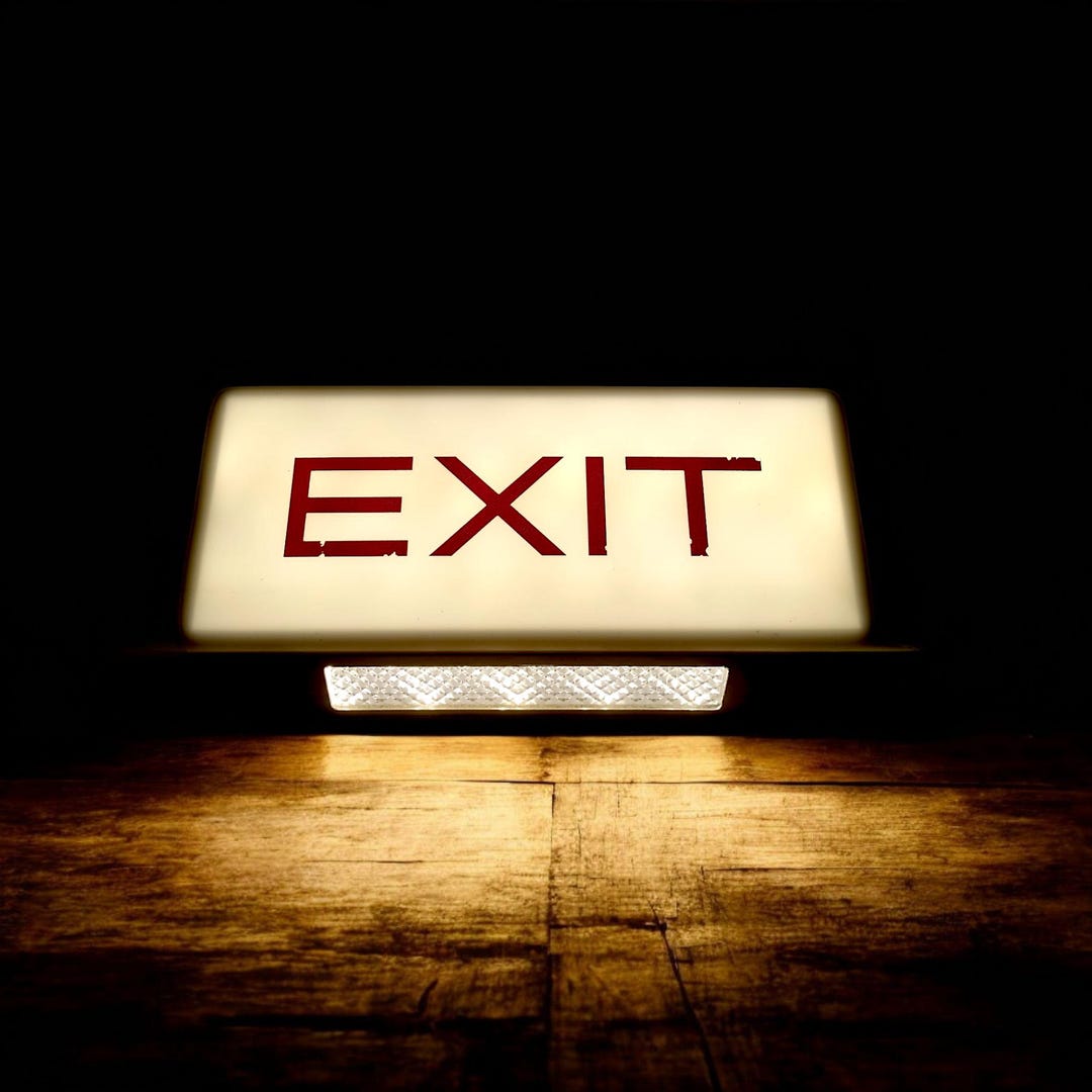 Boeing 757 Authentic EXIT Sign - Air Transat | Ryan International ...