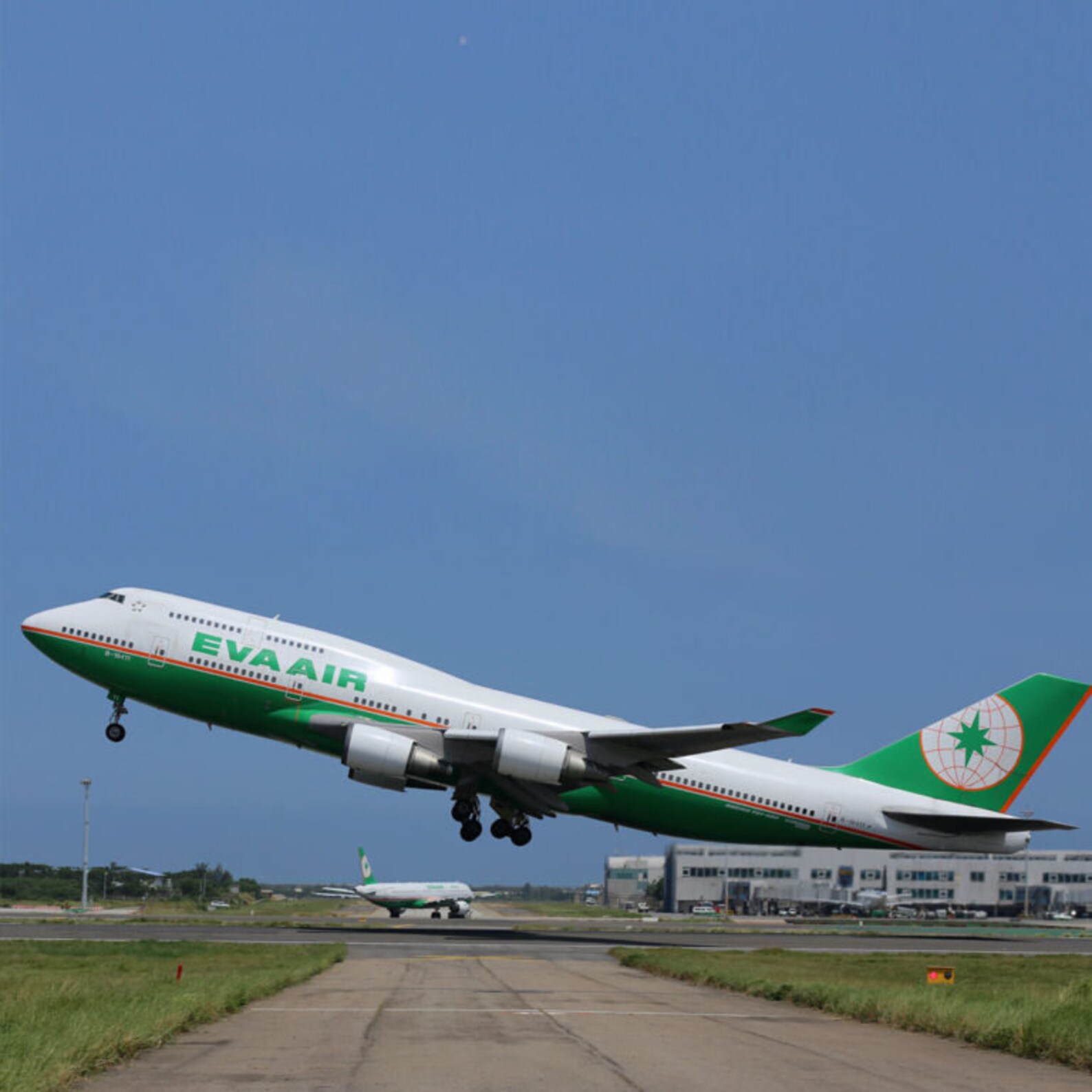 EVA Air Boeing 747 B-16411 Original Aircraft Skin Tag - Etsy