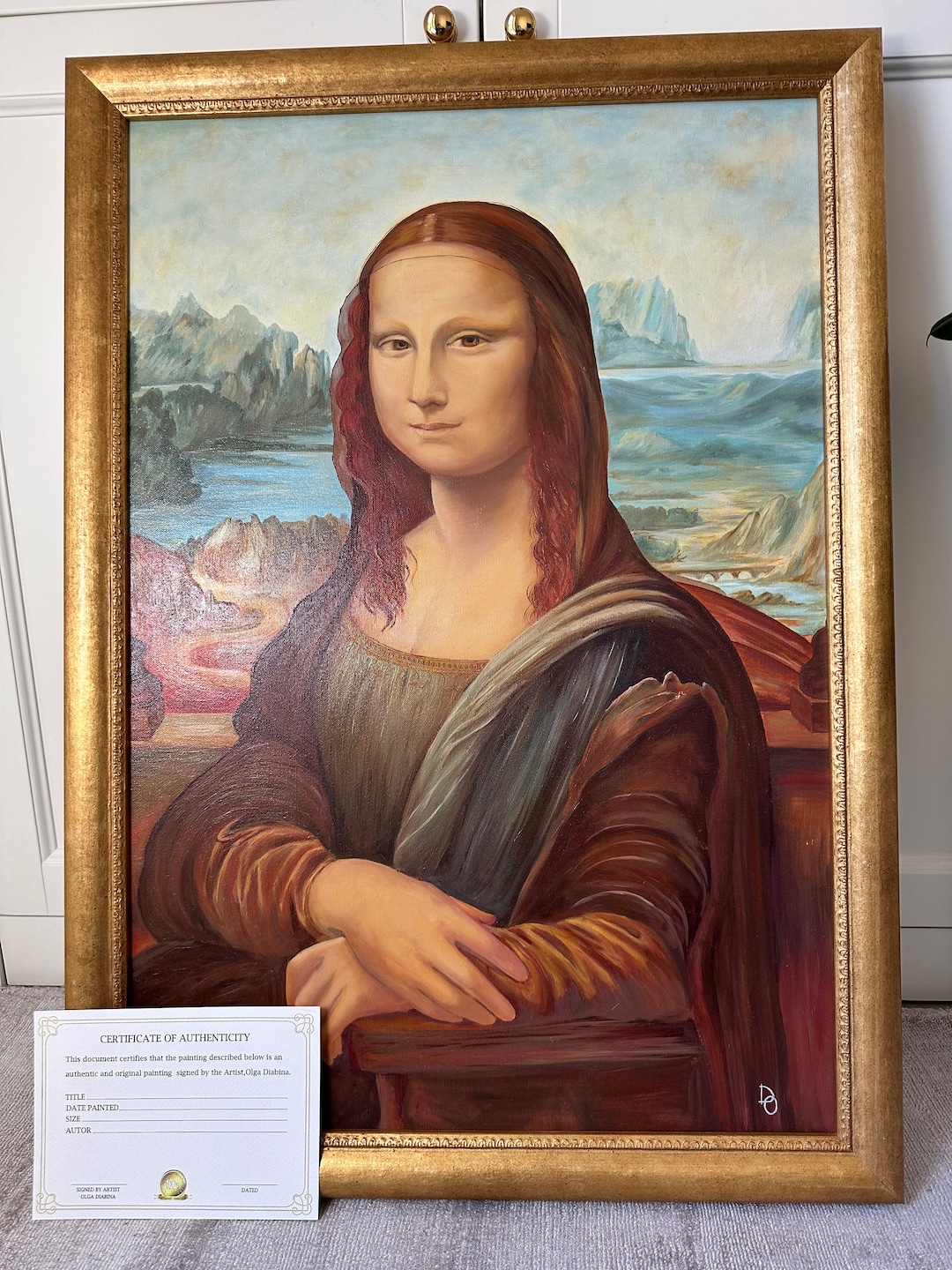 Reproduction of Mona Lisa, Oil Painting on Canvas,high Quality Painting ...