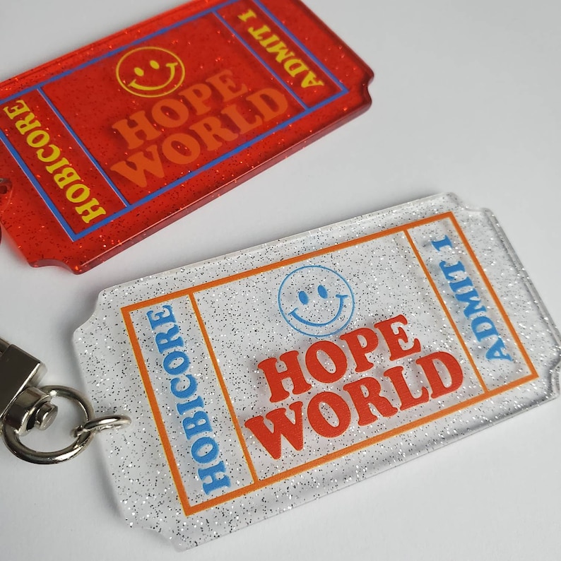 Hope World Keychain V2 - Etsy