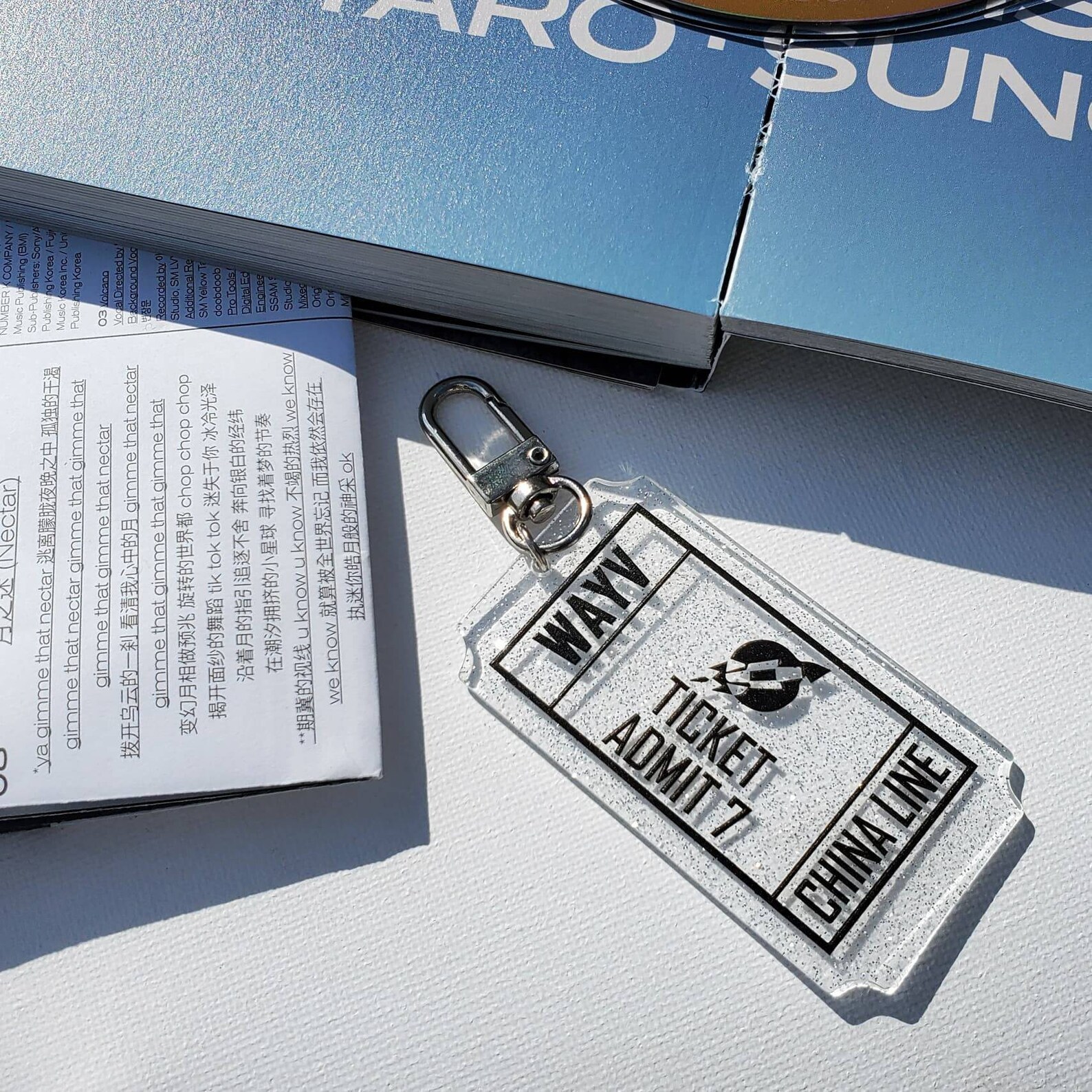 China Line Keychain WAYV Keychain - Etsy