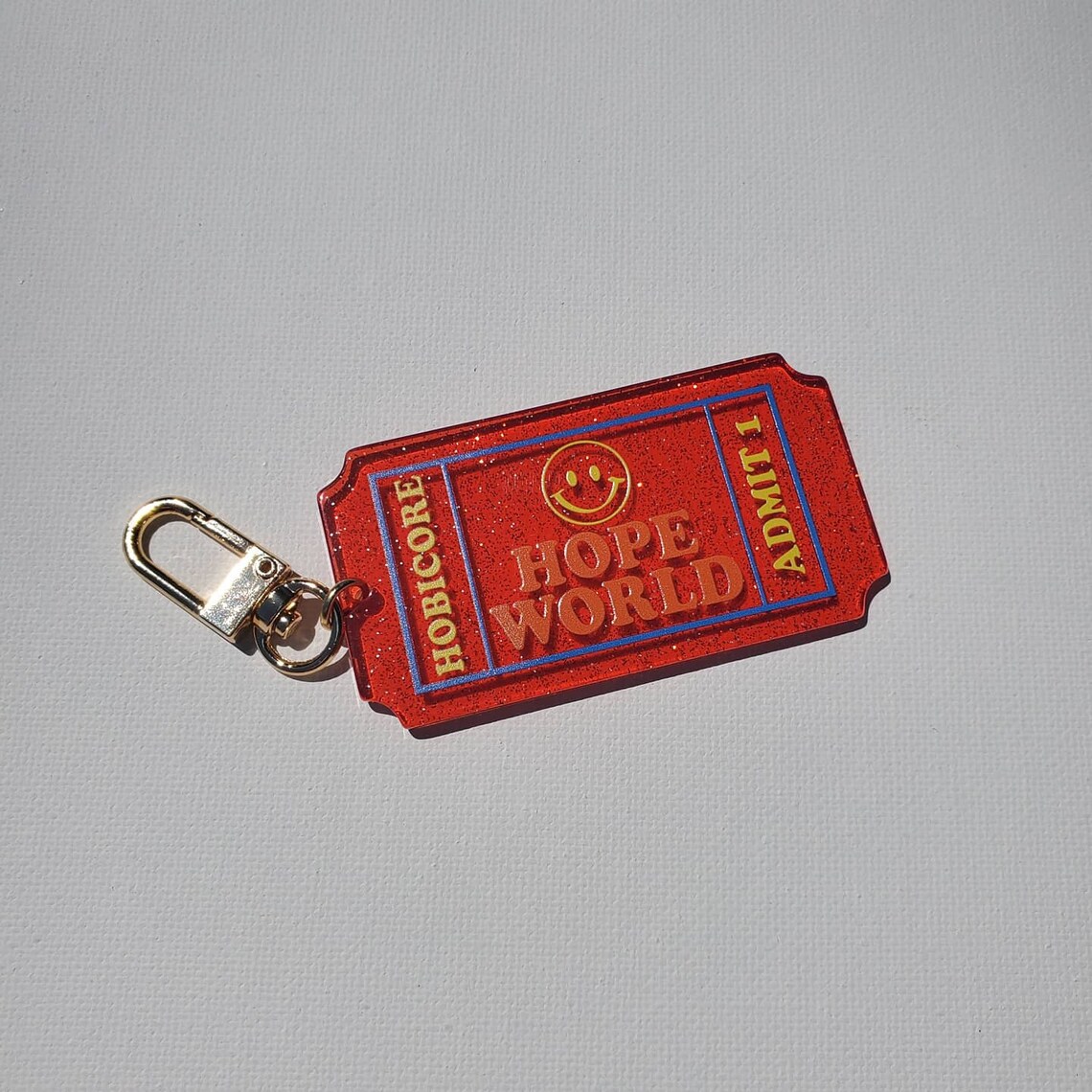 Hope World Keychain - Etsy