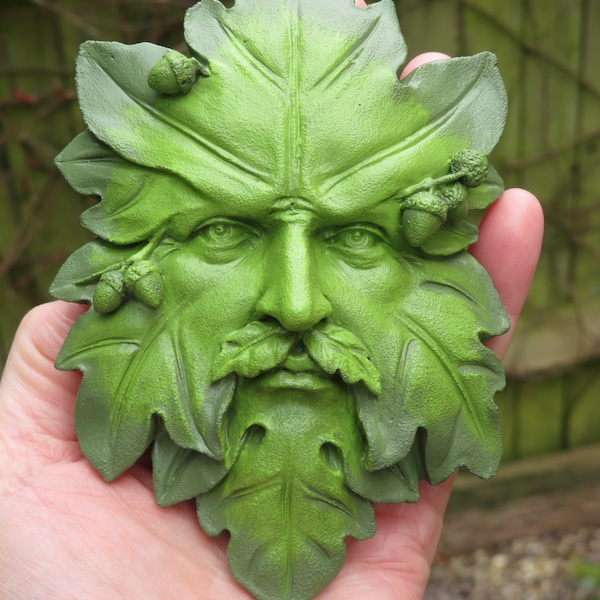 Green Man Wall Plaque - Etsy