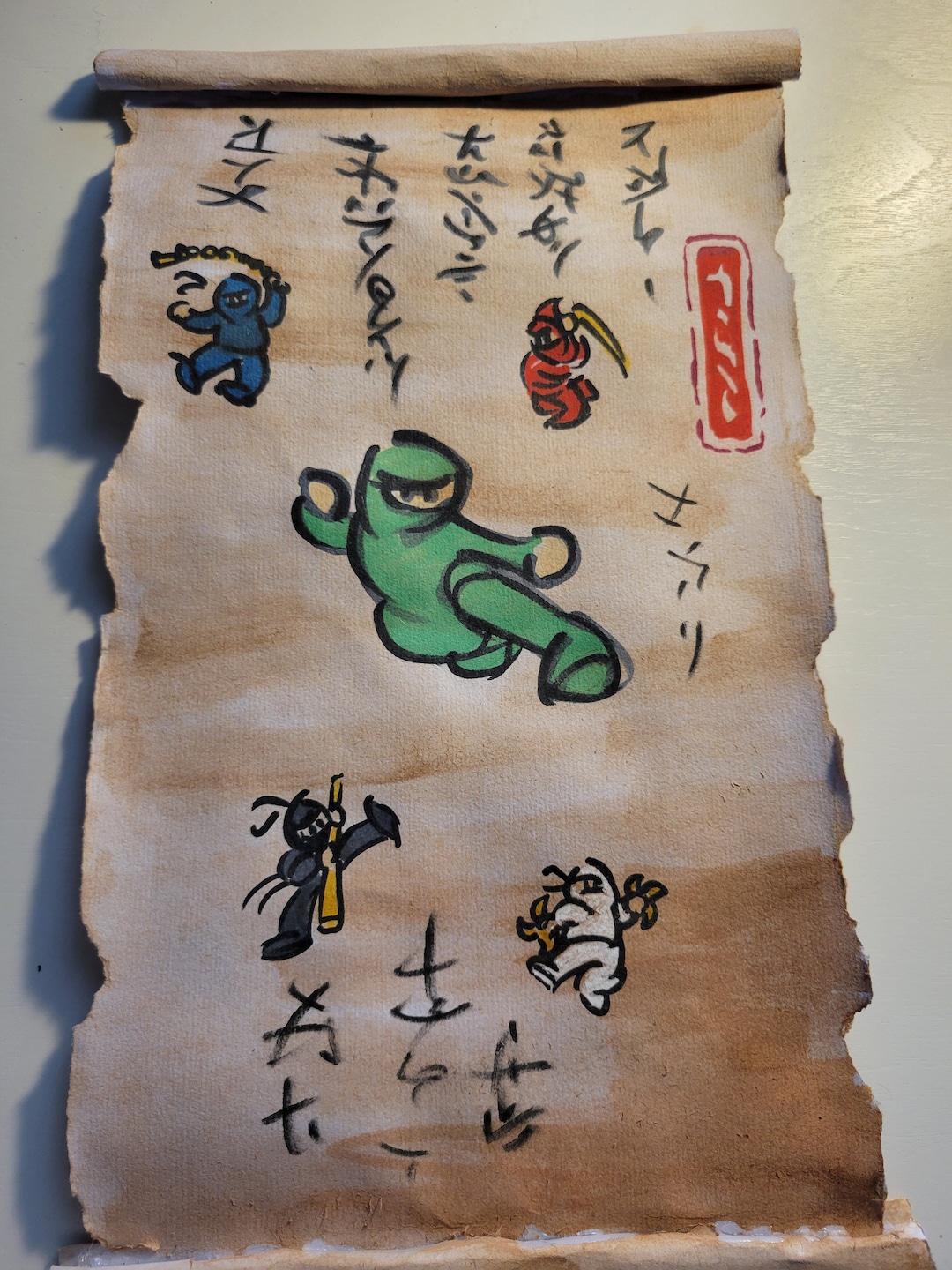 Ninjago Prophecy of the Green Ninja Scroll - Etsy Australia