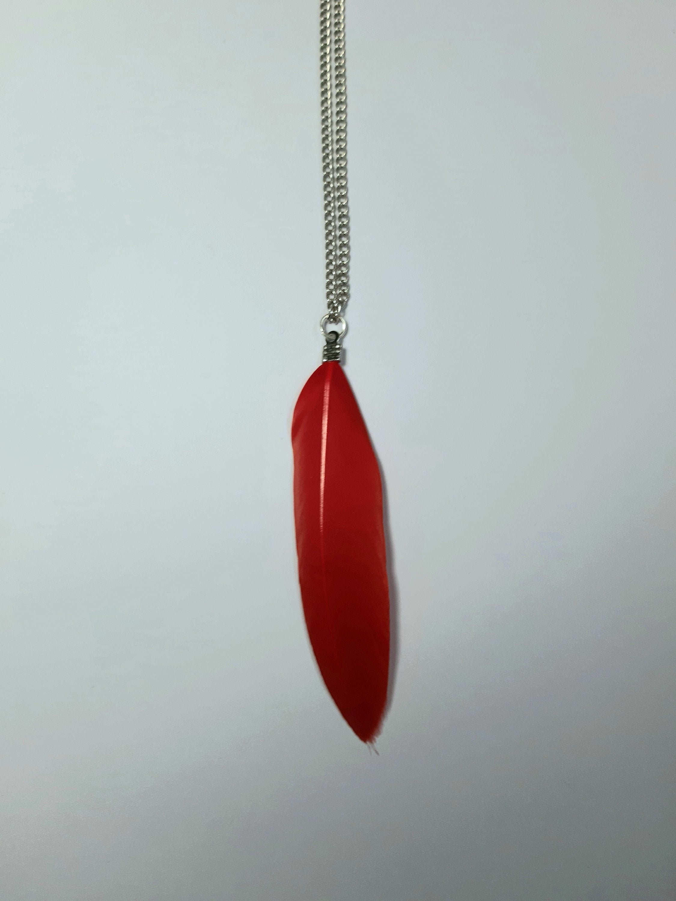 MHA Hawks Feather Necklace - Etsy
