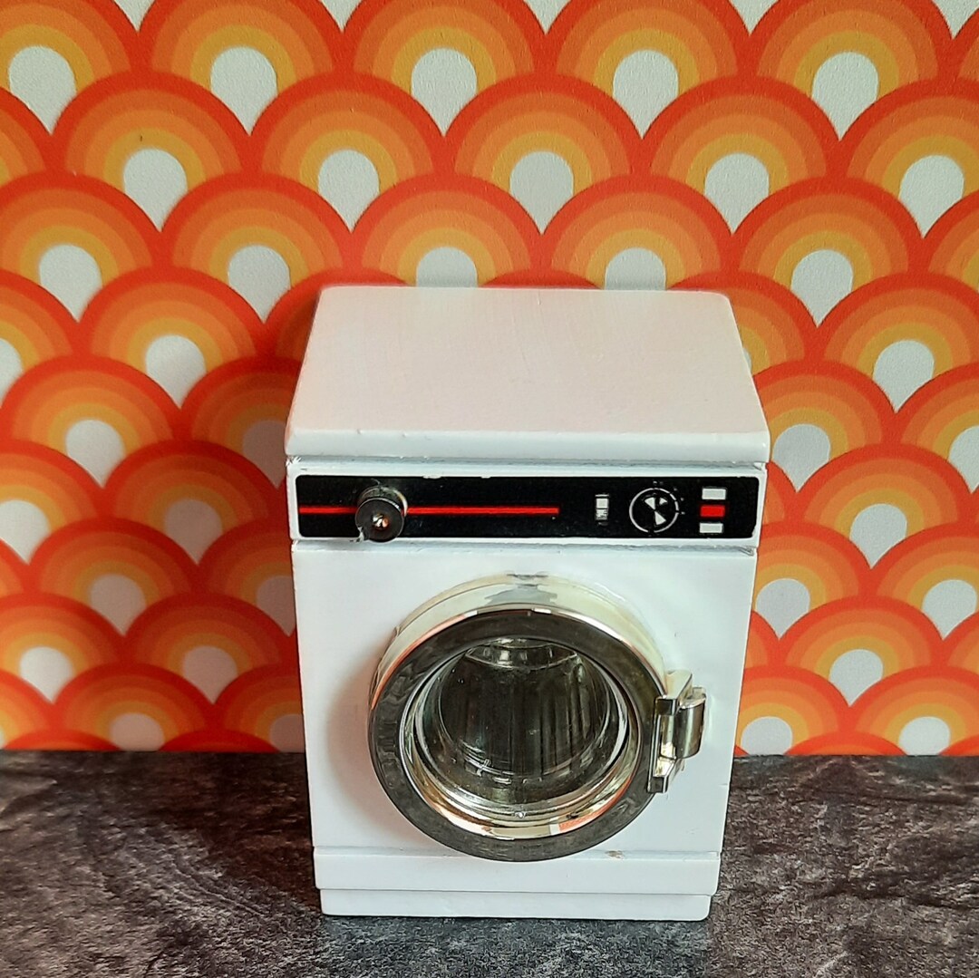 Vintage Lundby Dolls House White Wooden Washing Machine 2570 - Etsy