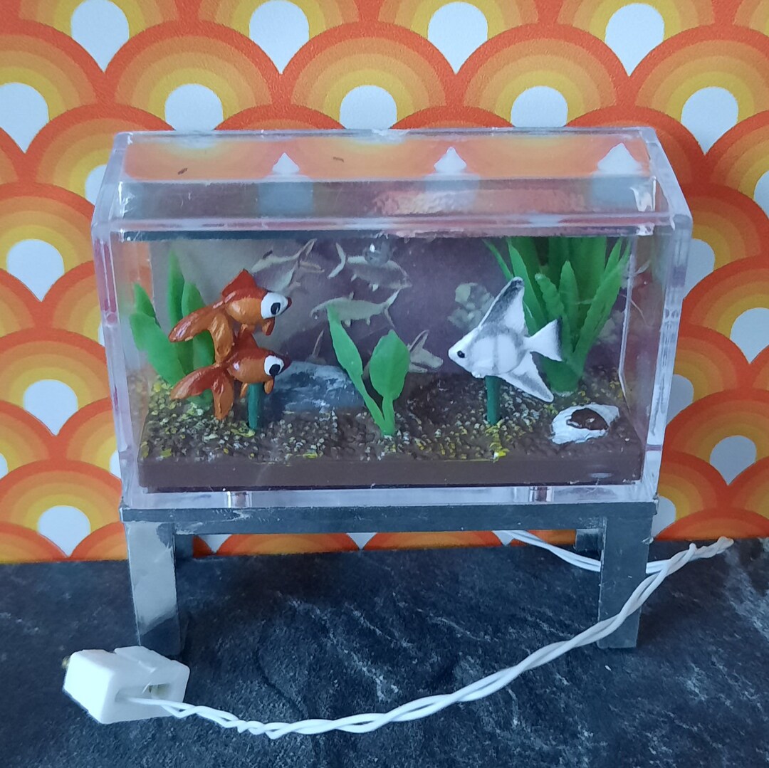 Vintage Lundby Dolls House Early Fish Tank Aquarium With Lighting - Etsy