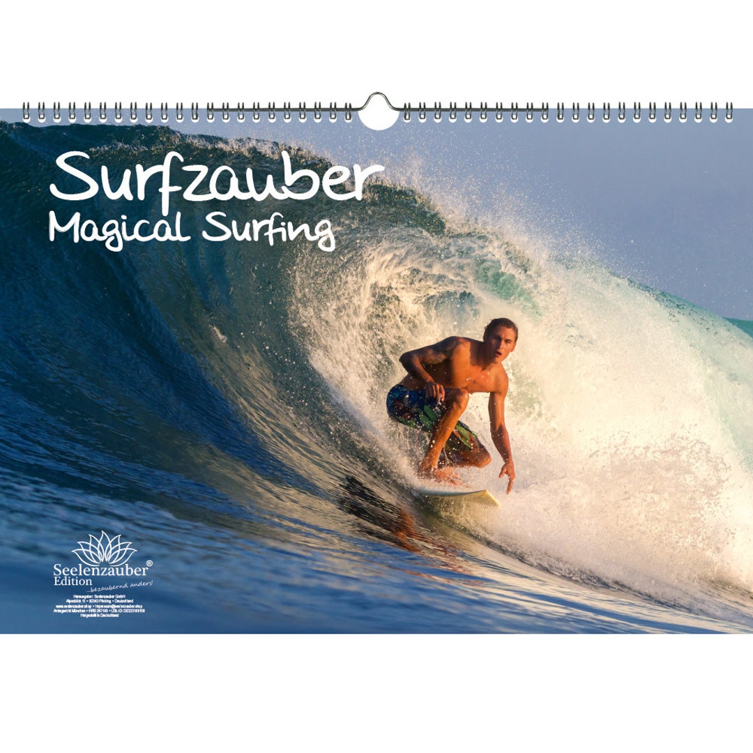 Surf Magic DIN A3 Calendar Perpetual Calendar Surfers and Surfs Soul ...