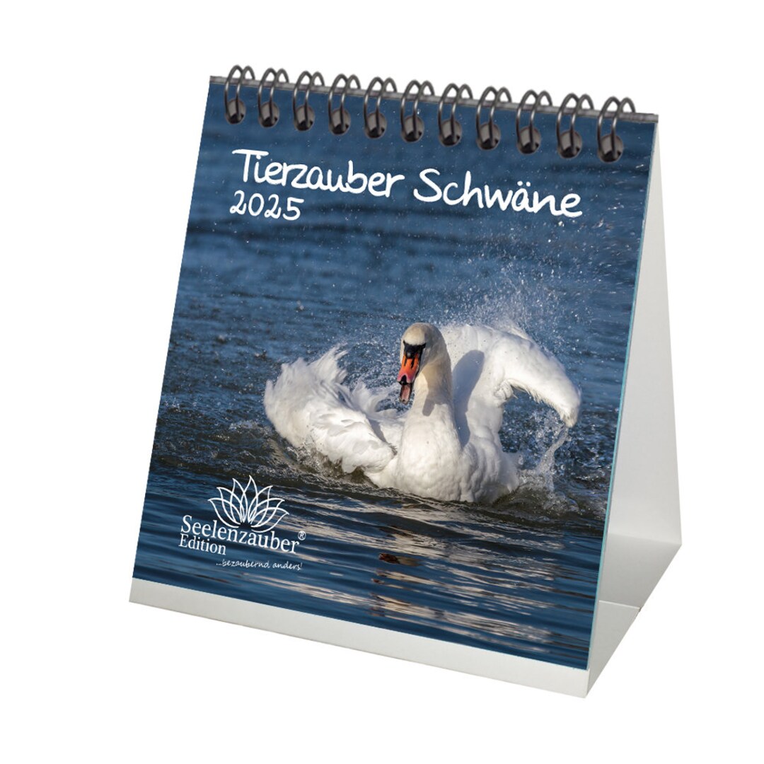 Animal Magic Swans Calendar for 2025 Format 10 Cm X 10 Cm Swan Swans ...