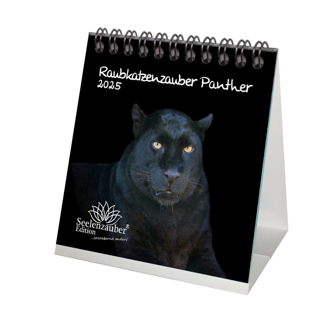 Big Cat Panther Calendar for 2025 Format 10 Cm X 10 Cm Big Cat Soul ...