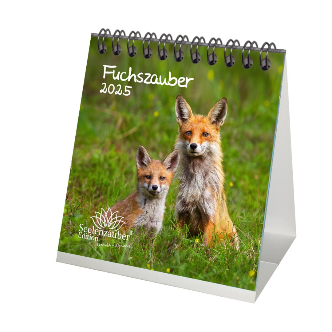 Fox Magic Calendar for 2025 Format 10 Cm X 10 Cm Fox and Foxes Soul ...