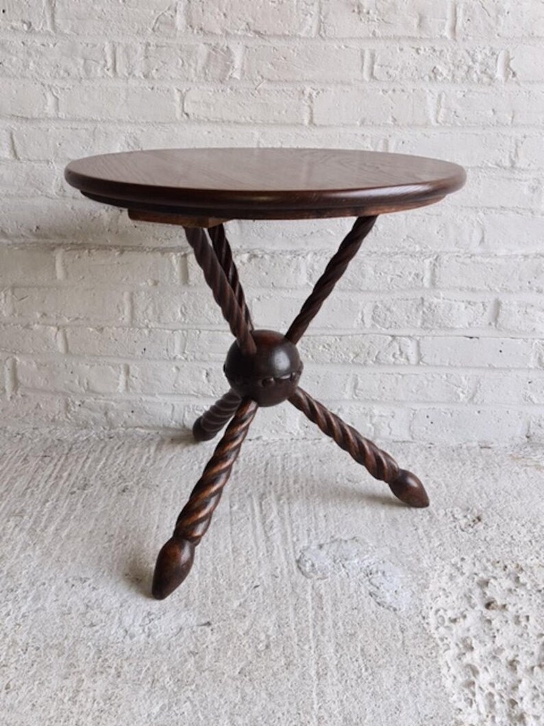 19th Century Gypsy Table Occasional / Side Table Tripod - Etsy
