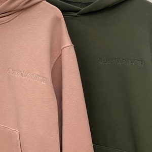 Aesthetic Couple Embroidered Location Coordinates Hoodie Geo Crewneck ...