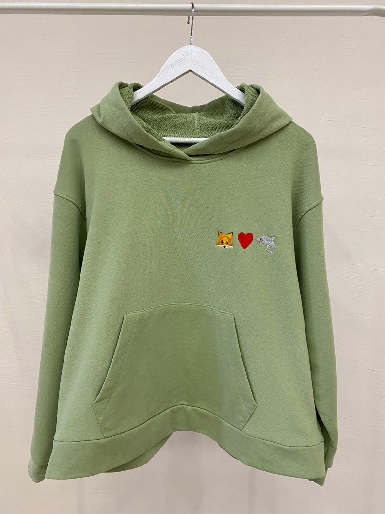 Custom Embroidered Emoji Stickers Hoodies Crewneck Sweatshirts | Etsy