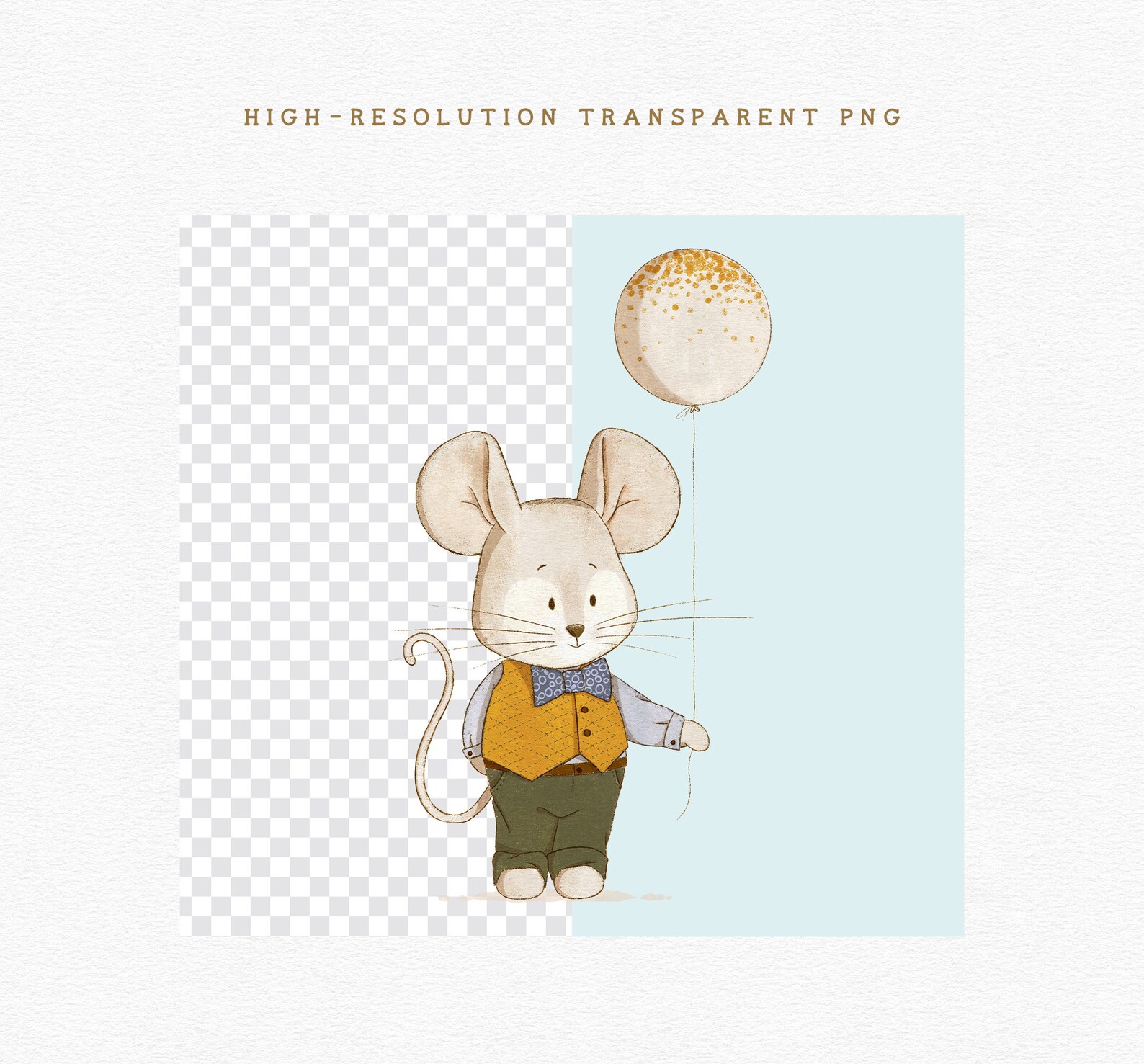 Cute Mouse Clipart Commercial Use, Mouse Illustration, Invitation Clip ...