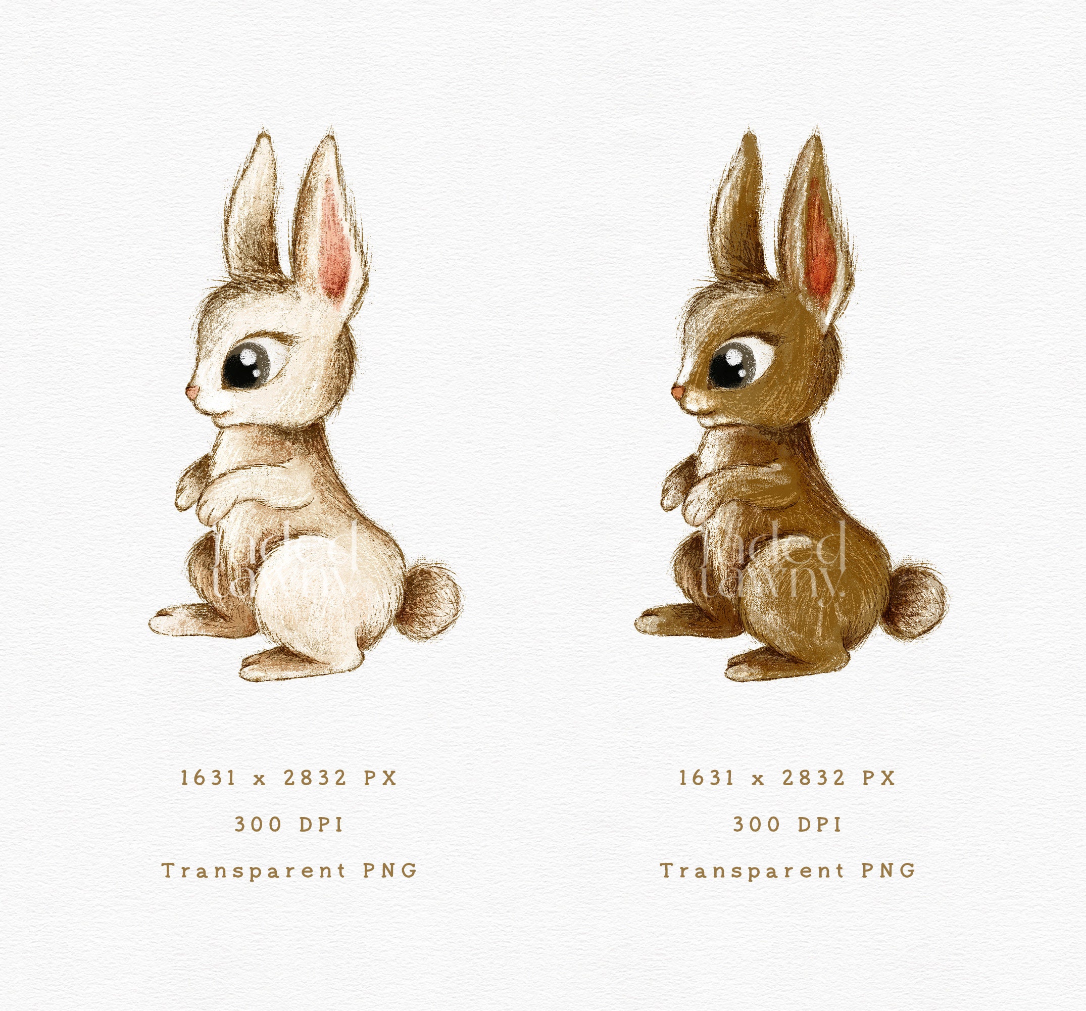 Easter Bunny Clipart, Cute Rabbit Clipart, Easter Rabbit Clipart ...