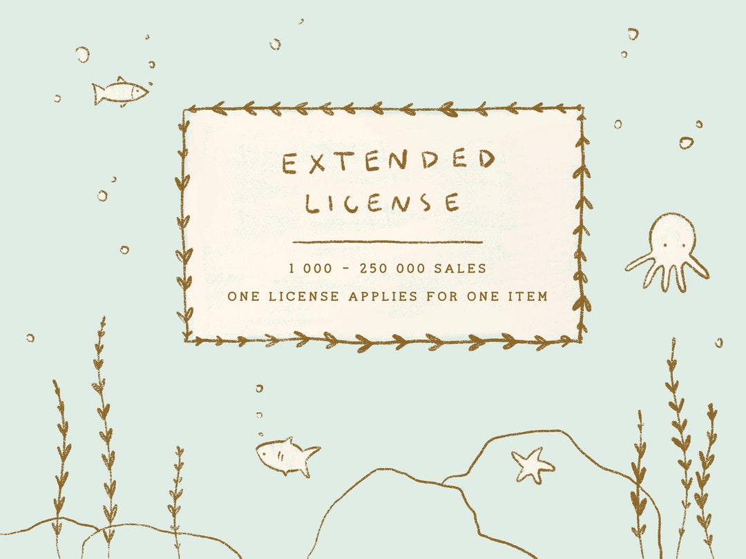 Extended License for One Graphic Resource (listing) / up to 250 000 ...
