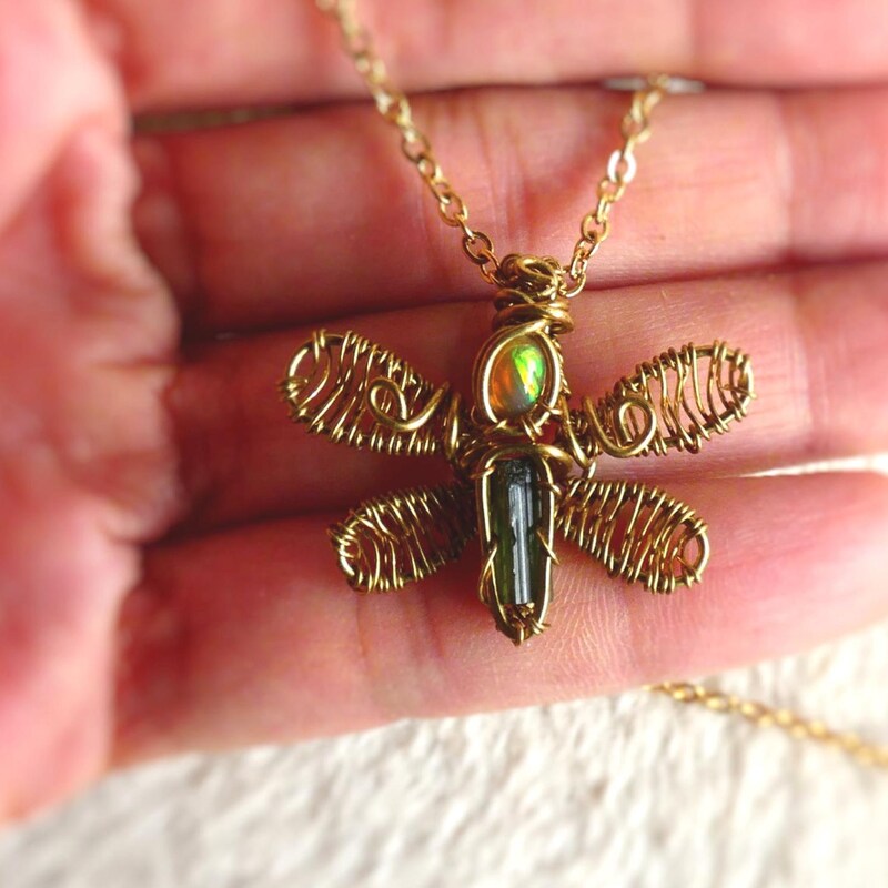 Wire Wrapped Dragonfly - Etsy