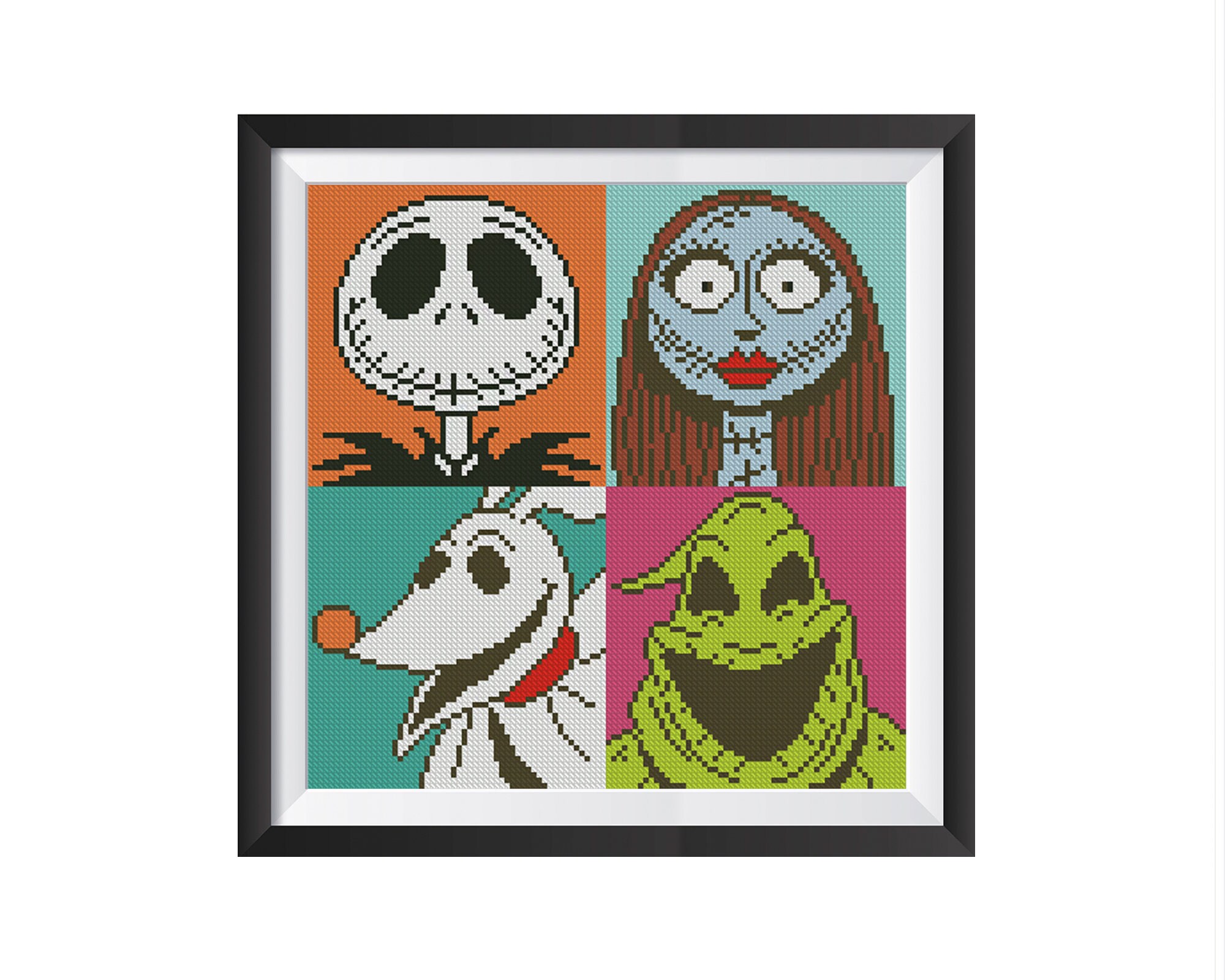 Cartoon Characters Cross Stitch Pattern Modern Cross Stitch | Etsy UK