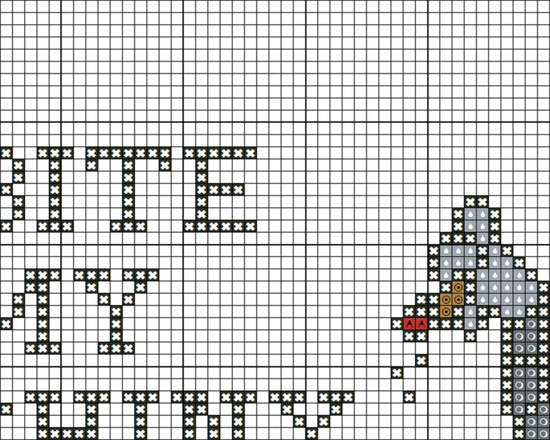 Cartoon Characters Cross Stitch Pattern Modern Cross Stitch - Etsy