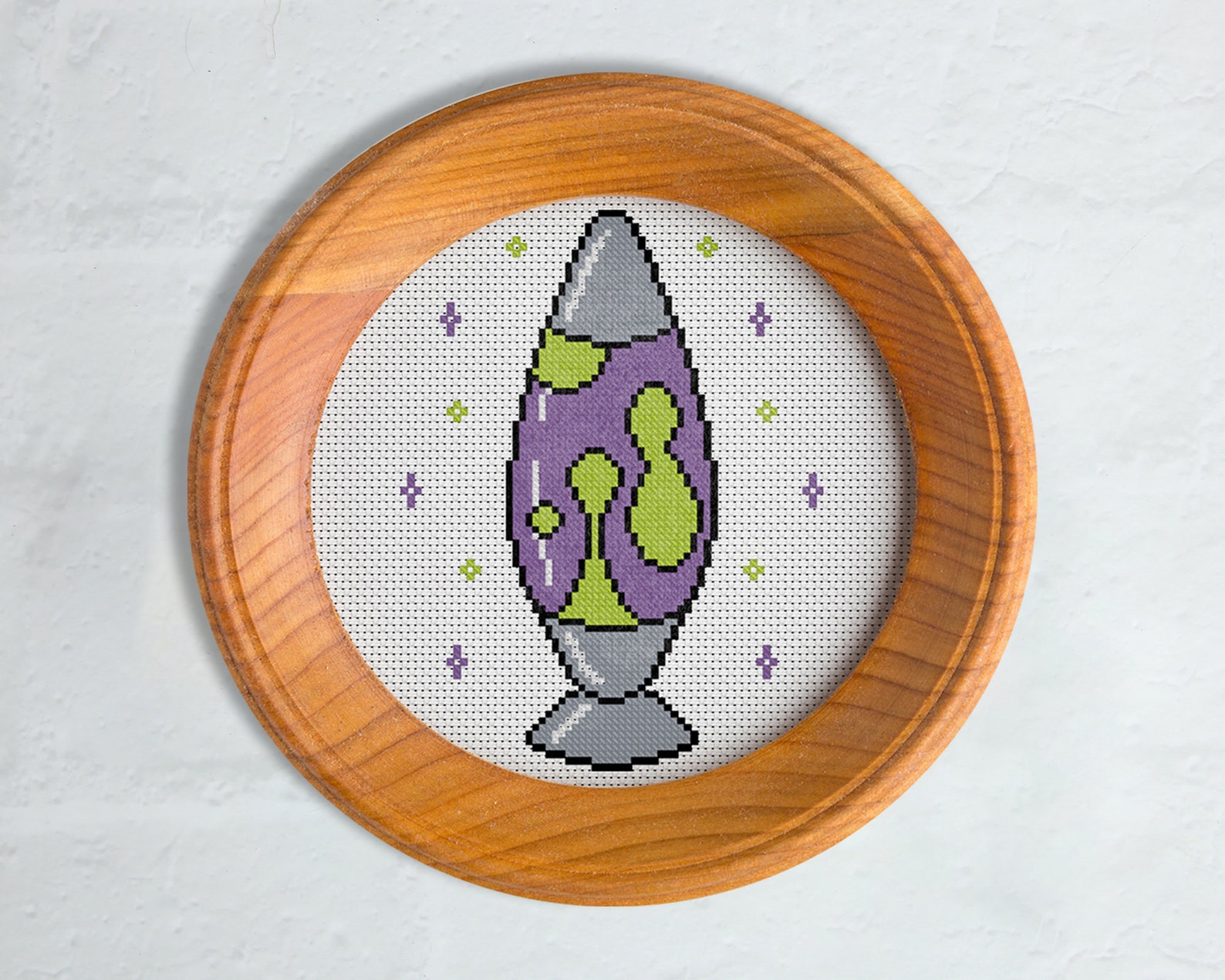 Lava Lamp Cross Stitch Pattern Set of 3 Modern Cross Stitch | Etsy