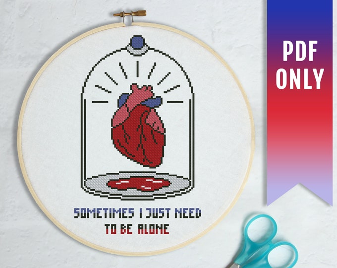 Human Heart Anatomy Cross Stitch PATTERN - Etsy Canada