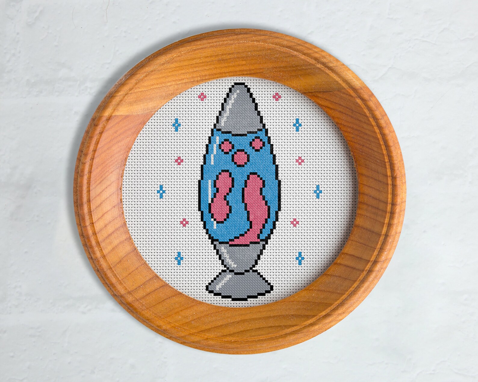 Lava Lamp Cross Stitch Pattern Set of 3 Modern Cross Stitch | Etsy