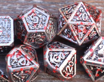 Mine Digger Collection metal Dnd Dice Set for Dungeons and - Etsy