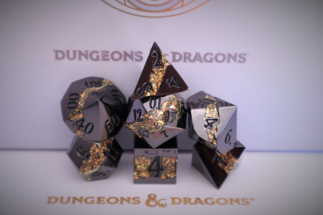 Mine Digger Collection (metal Dnd Dice Set for Dungeons and Dragons ...