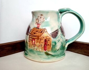 Log Cabin Ceramic | Etsy