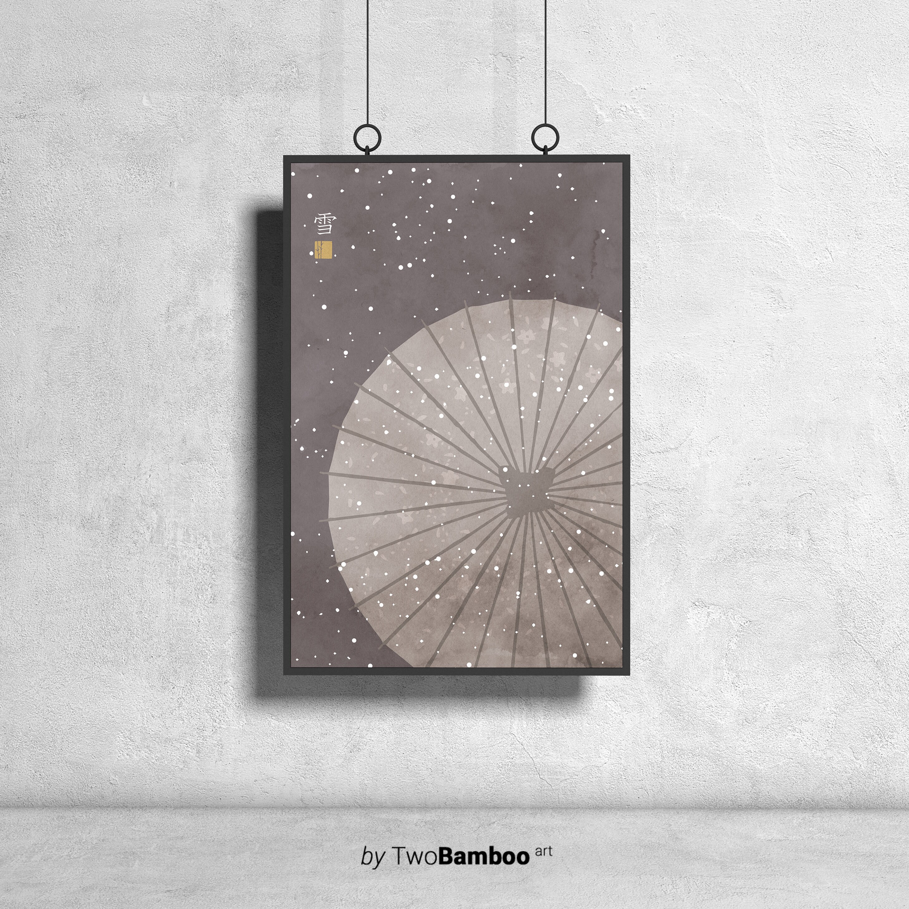 Wagasa Wall Art, Japanese Traditional Umbrella Canvas, Japandi Wall Art ...