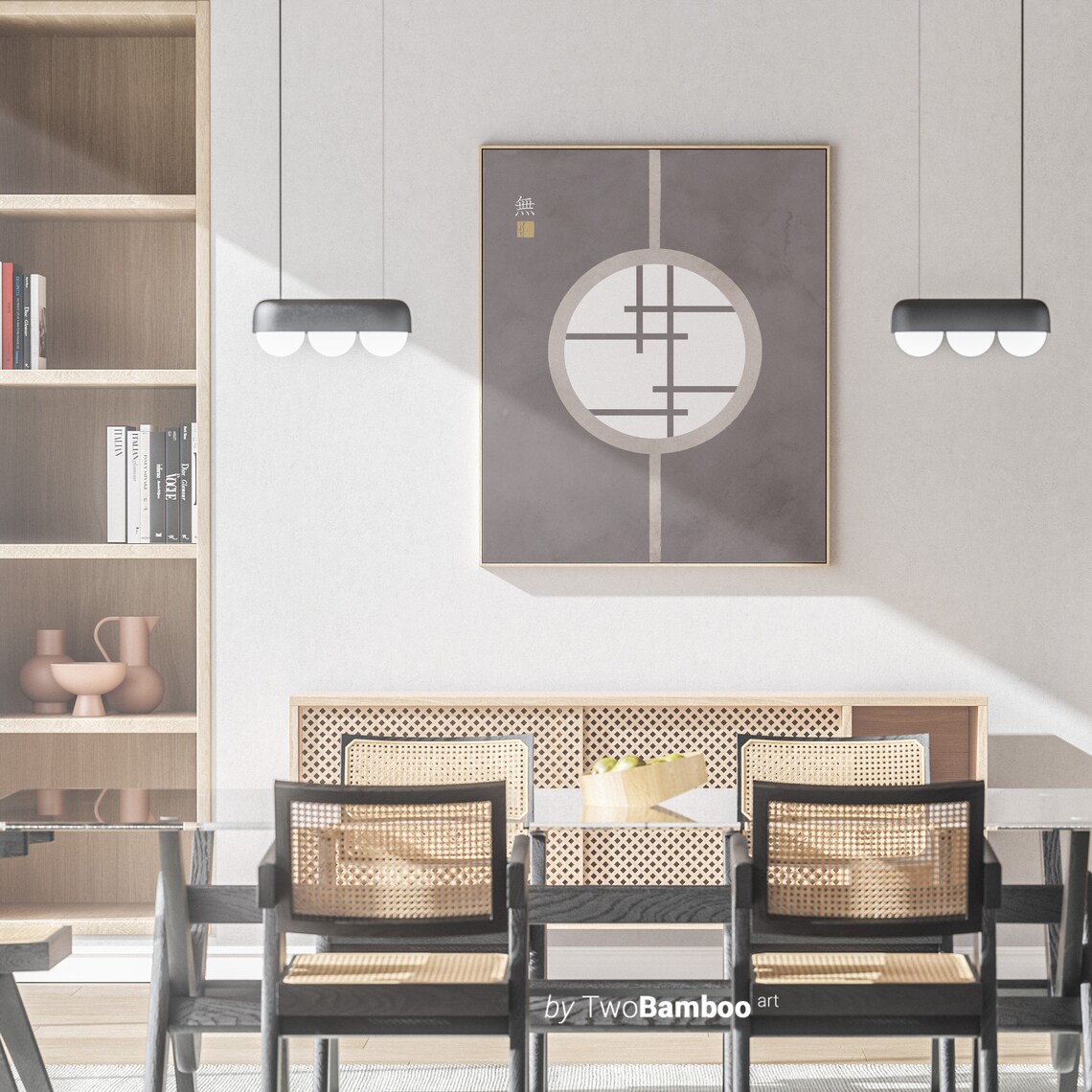 Japanese Window Print Window Wall Art Minimalist Art Print - Etsy