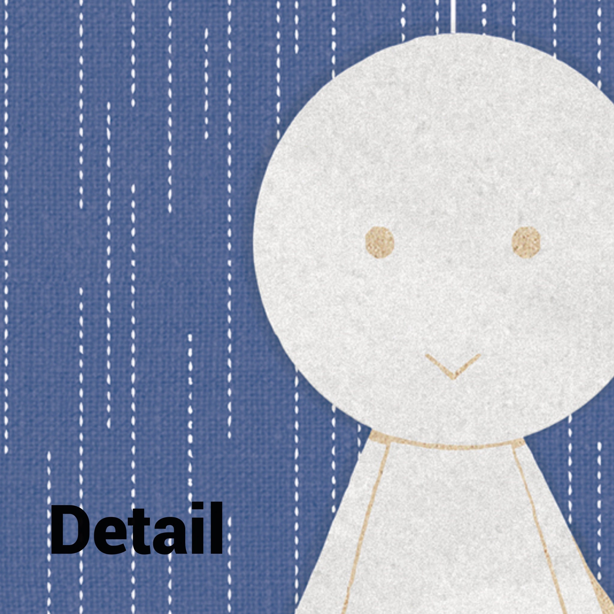 Teru Teru Bozu, Teru Teru Print, Indigo Wall Art, Navy Blue Wall Decor ...