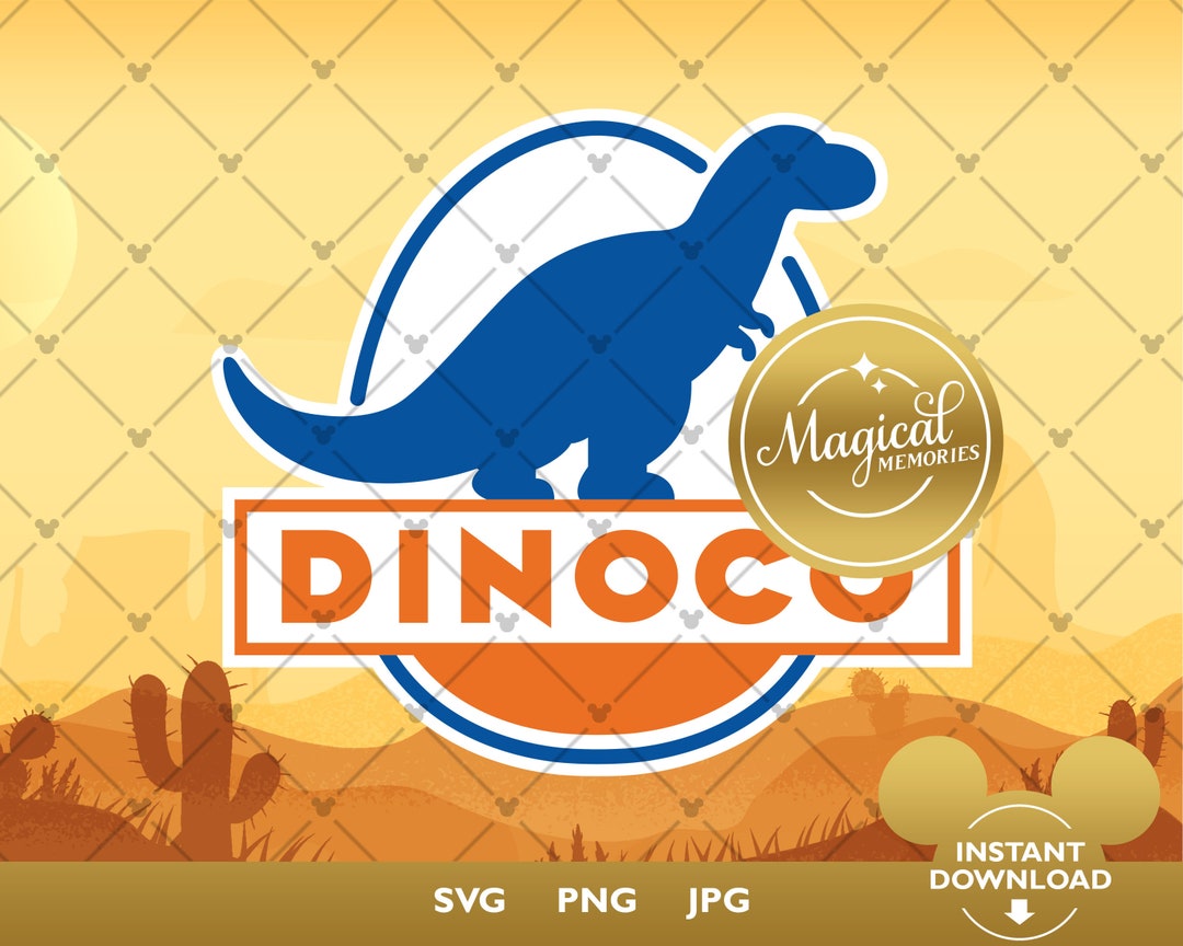 Dinoco SVG - Cars SVG - Dinoco Oil - Cars Land - Etsy