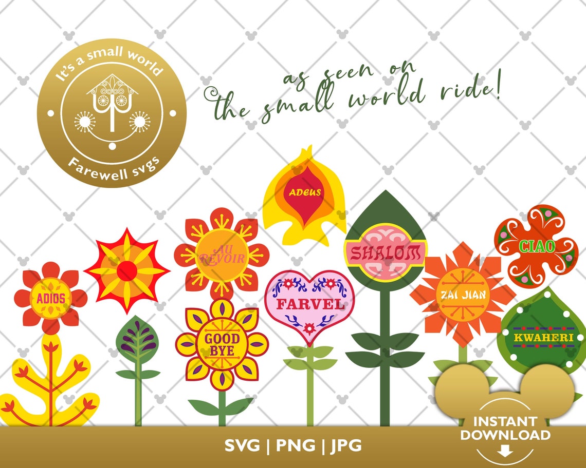 It's a Small World SVG Cutting File Inspired by the - Etsy