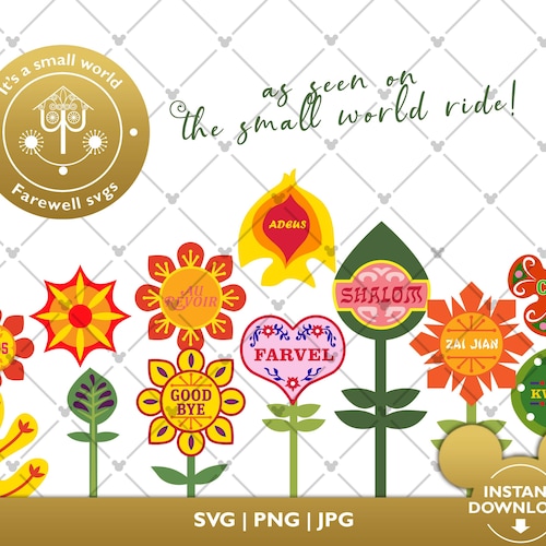 It's a Small World SVG Cutting File Inspired by the - Etsy