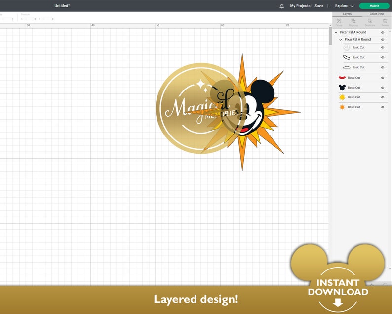 Mickey Fun Wheel SVG - Pixar Pal-a-round SVG - Mickey SVG - Ferris ...