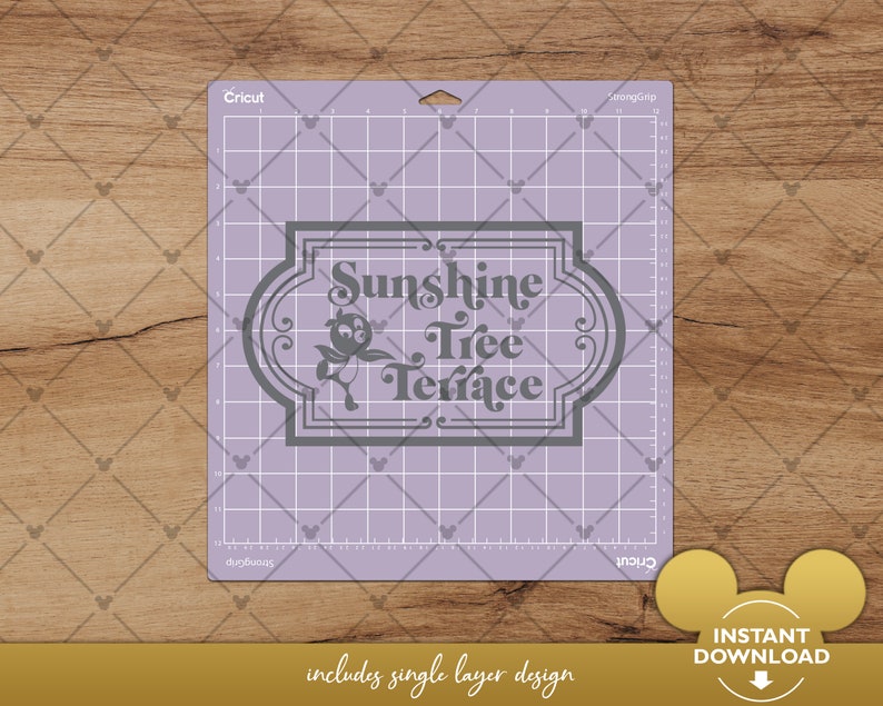 Orange Bird SVG Cutting File - Sunshine Tree Terrace SVG Sign - Etsy