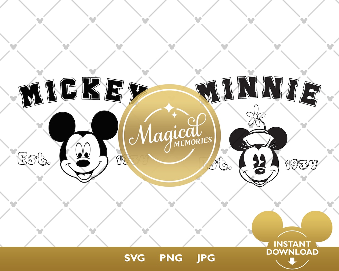 Mickey SVG Bundle - Etsy