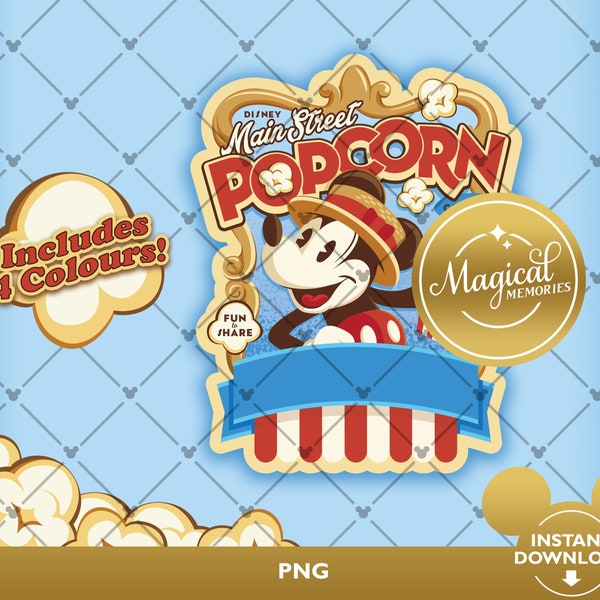 Popcorn Labels - Etsy
